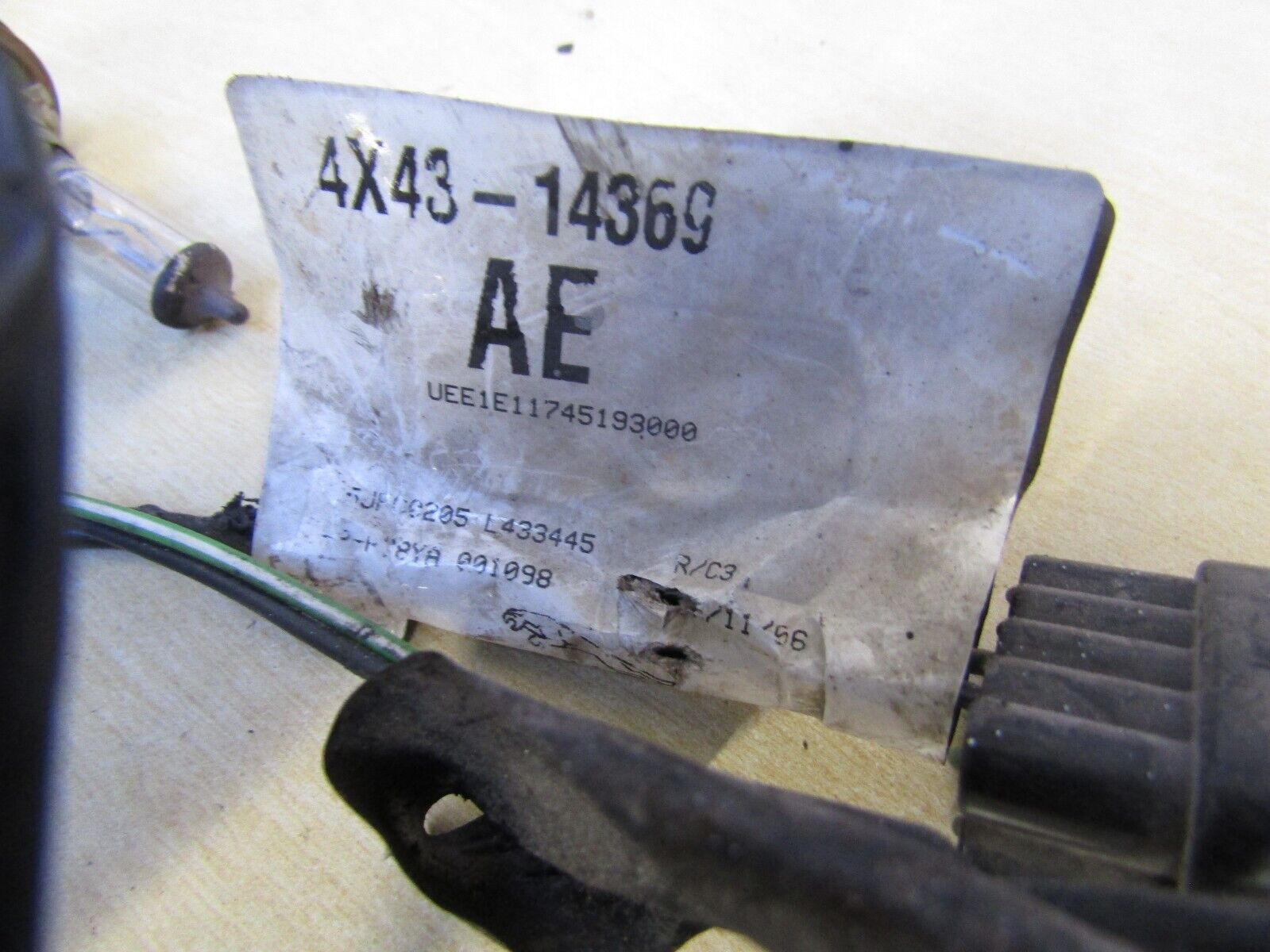 JAGUAR XTYPE 2.2 Diesel Front Fog Light Wiring Loom Harness 4X43-14369 ...